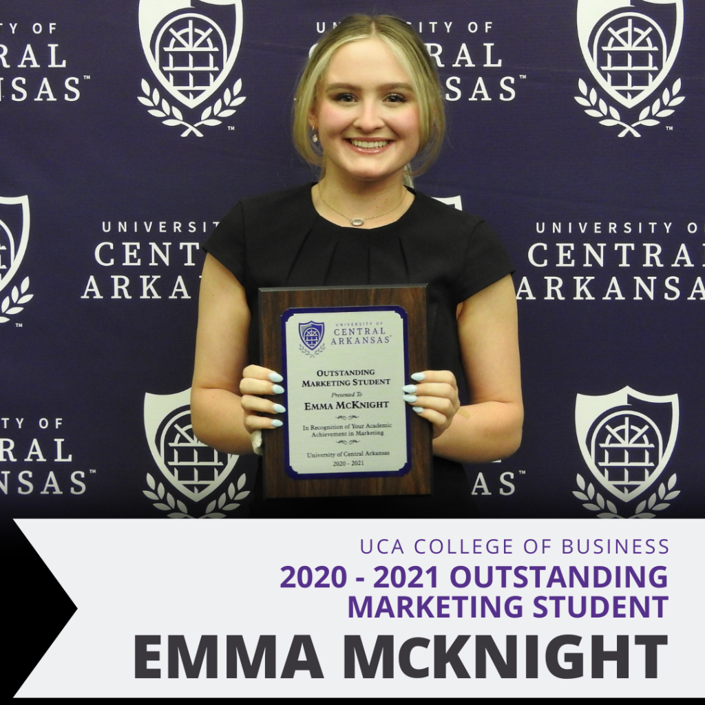 UCA College of Business Names 2020-2021 Outstanding Students — College ...