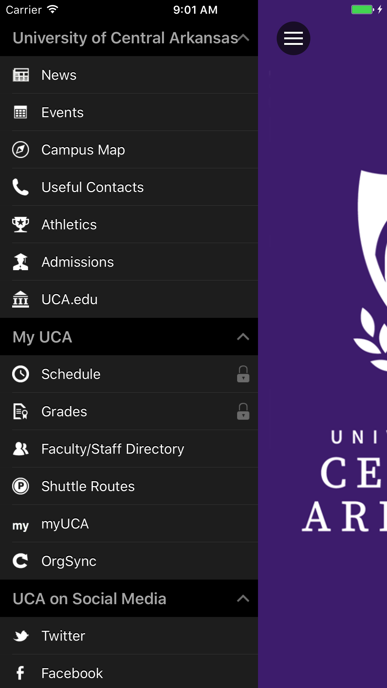 Mobile App — UCA