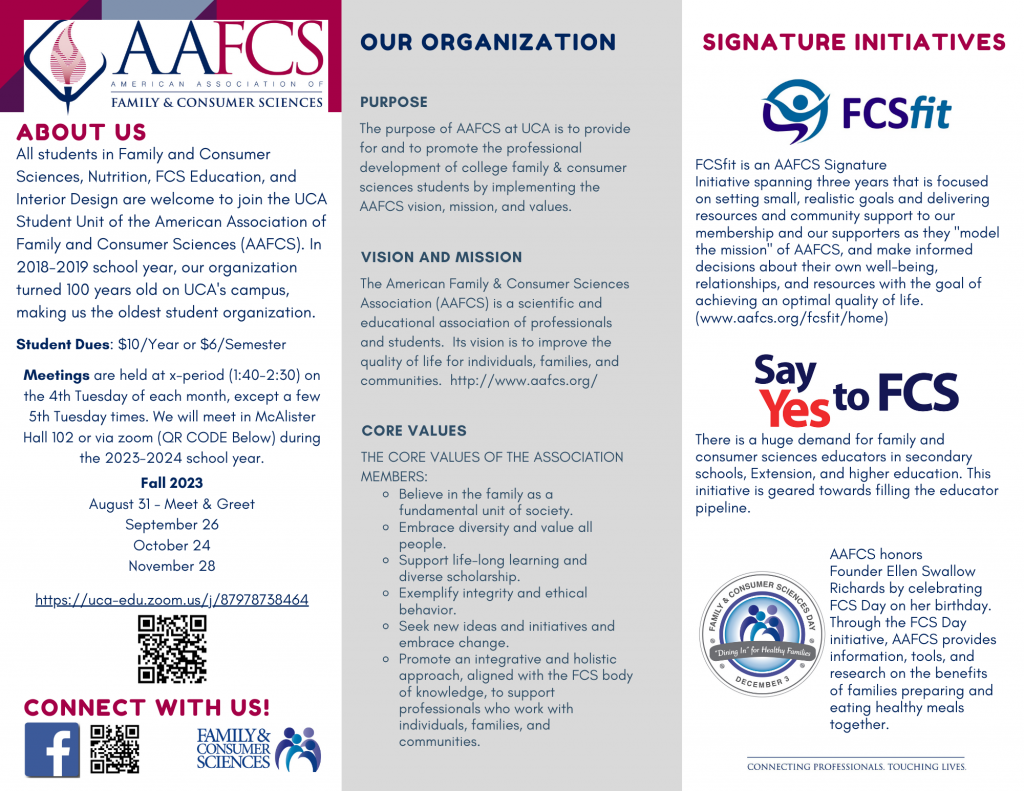 Family and Consumer Sciences