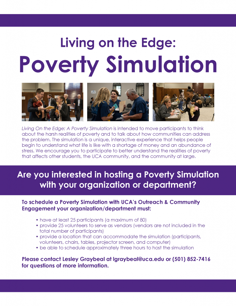 Poverty Simulation – Poverty Studies