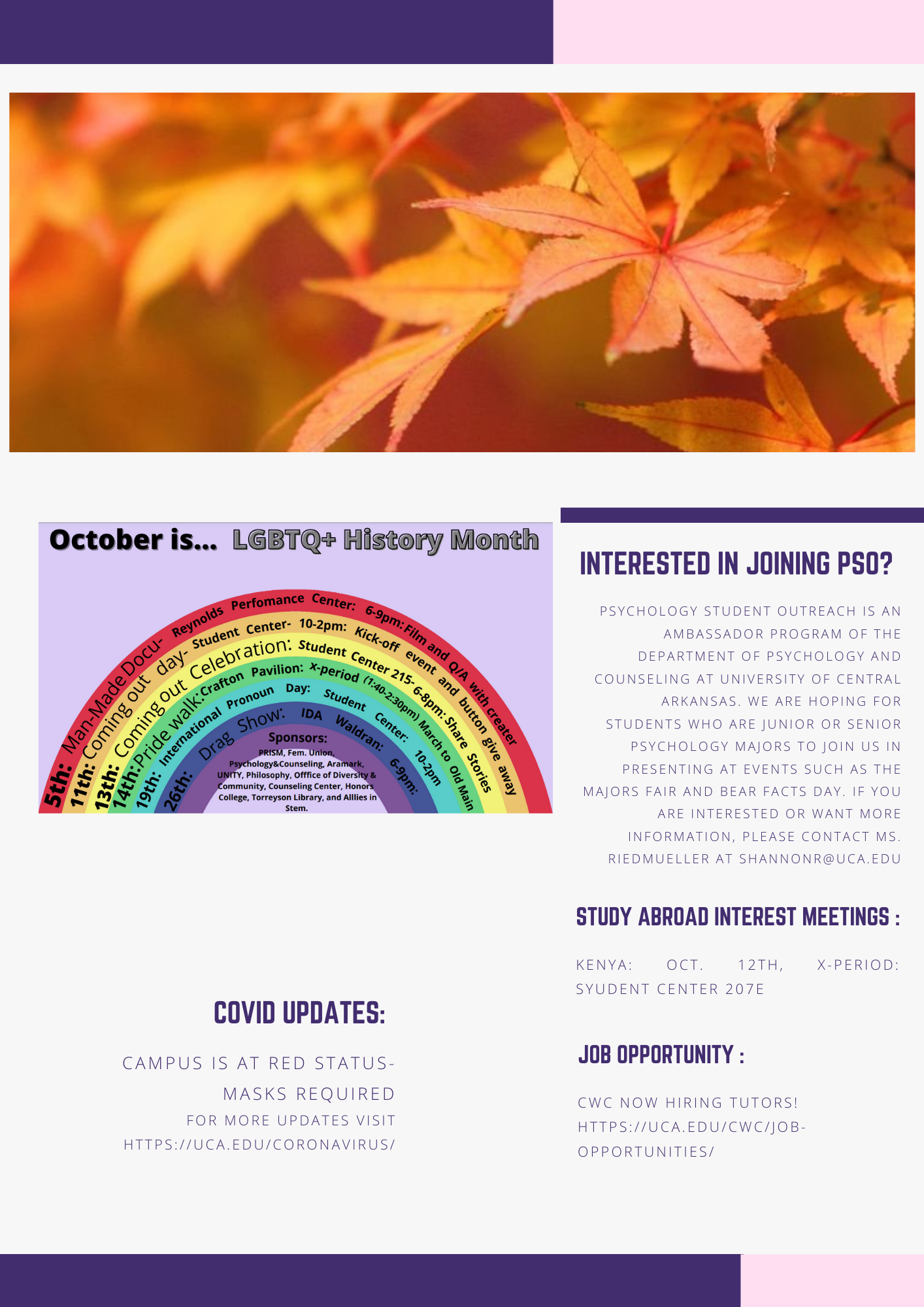 Psychology and Counseling Newsletter — Psychology and Counseling